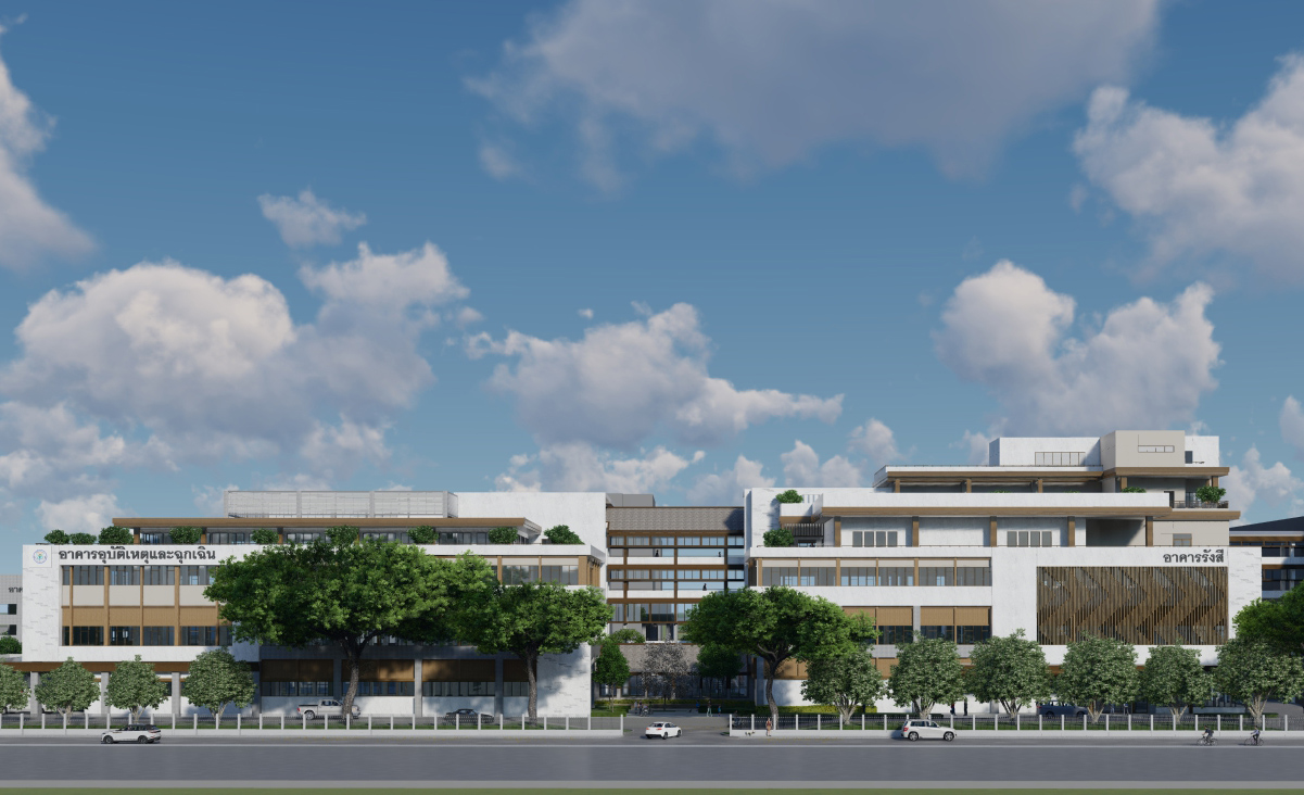 Emergency Building, Radiological Building And Parking Building Nan ...