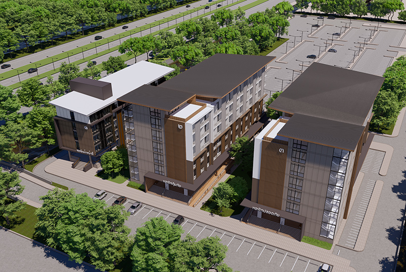 2nd and 3rd STAFF DOMITORY BUILDING, MAHIDOL UNIVERSITY - Architects 110